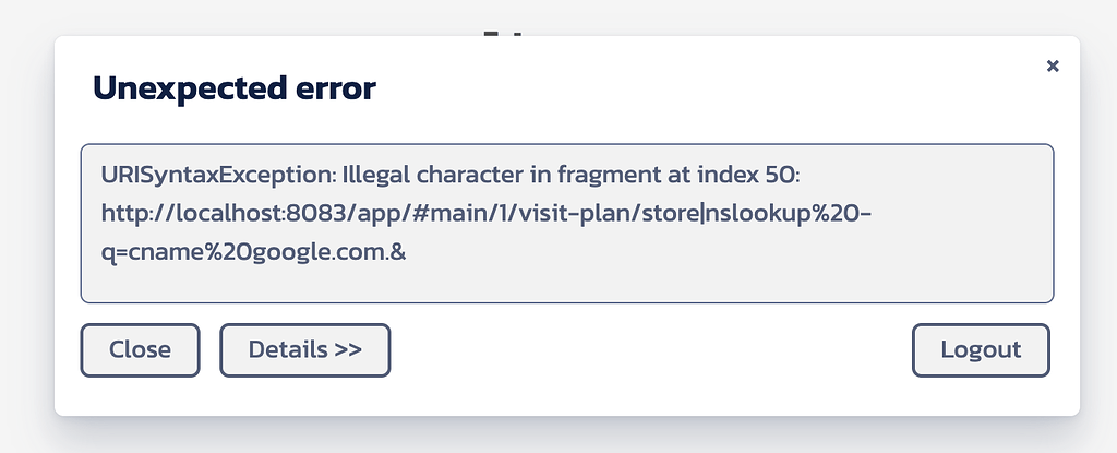 How to handle this error msg - CUBA.Platform